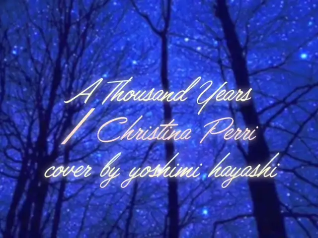 【A Thousand years／Christina Perri】 | YOSHIMI_HAYASHIが投稿した記事 | Lemon8