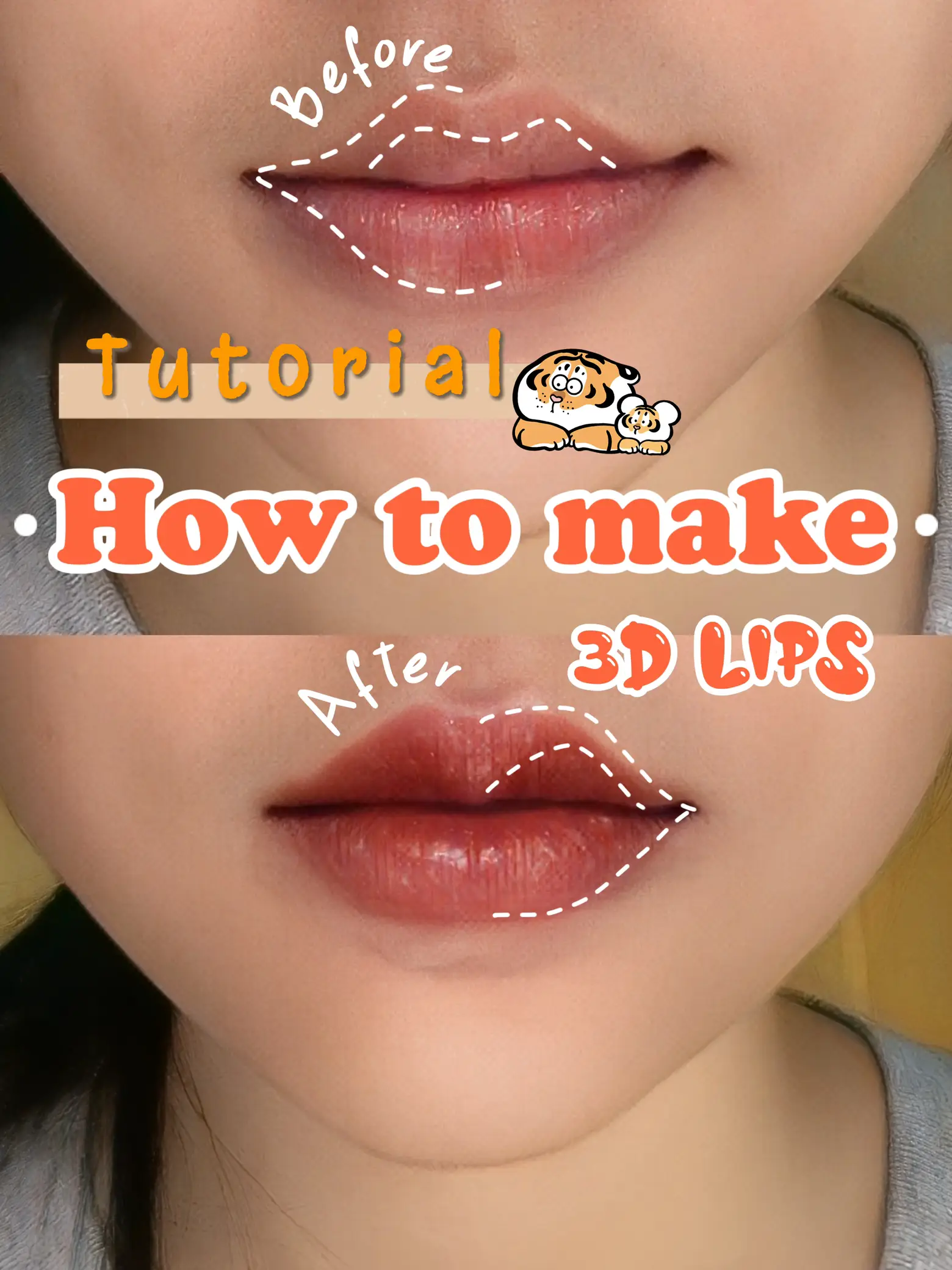 Tutorial pakai lipstick untuk bibir 3D 👄 | Galeri diposting oleh Audrey Aurelie | Lemon8