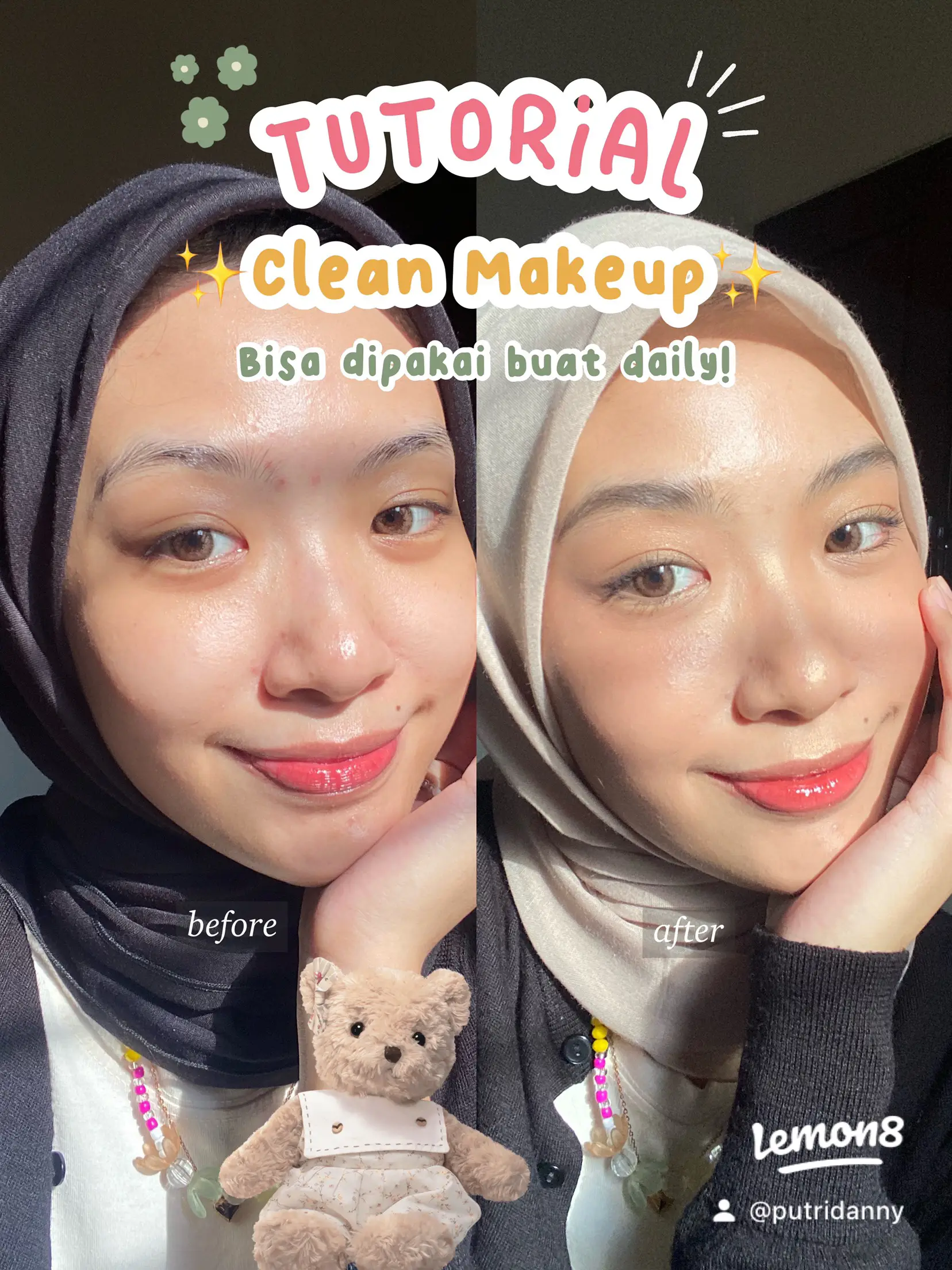 Simple clean makeup tutorial | Artikel diposting oleh Valltanata | Lemon8