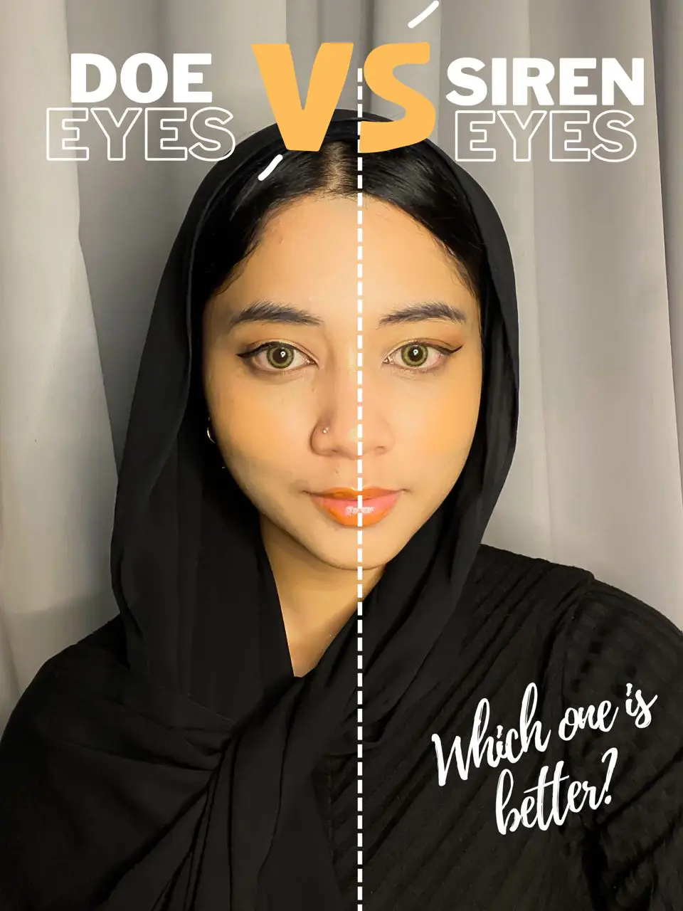 DOE VS SIREN EYES TUTORIAL | Galeri disiarkan oleh ciliblank_ | Lemon8