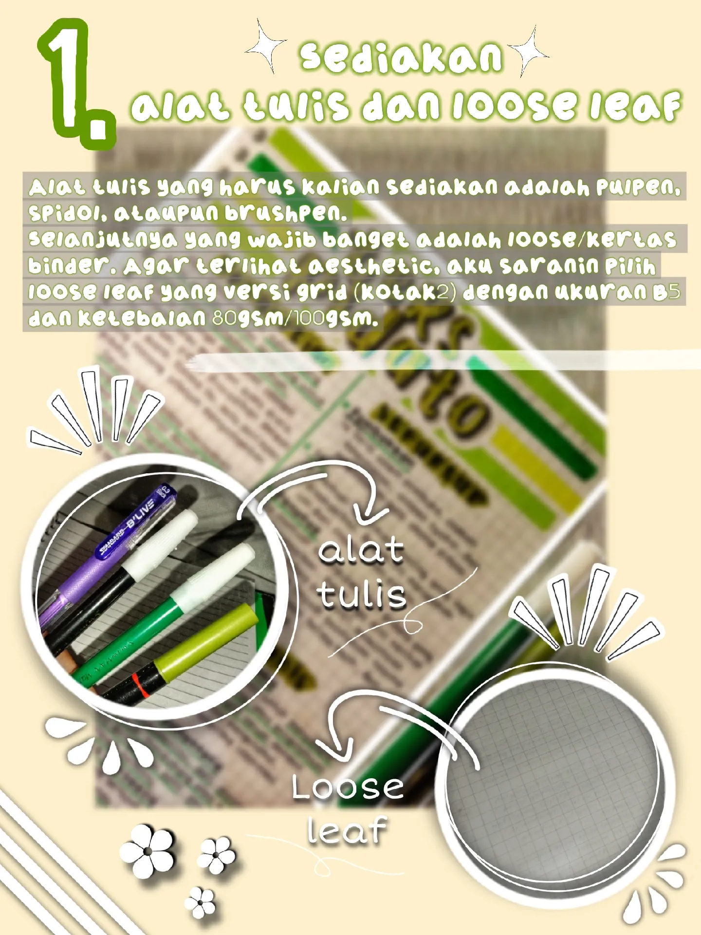 Binder Flip Through + Tips Membuat Notes/Catatan | Artikel diposting ...