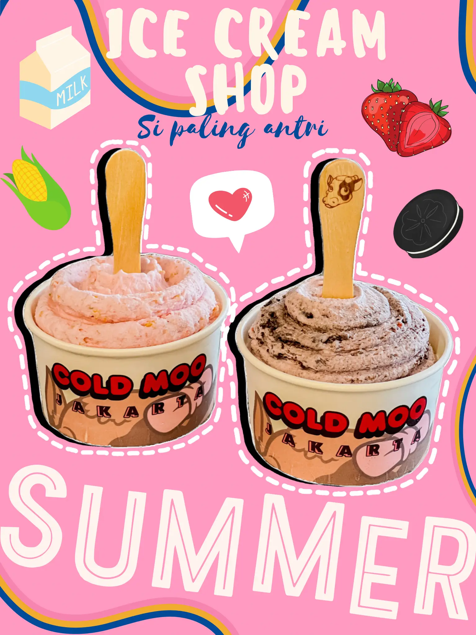 COLD MOO ICE CREAM | Galeri diposting oleh AnjaniFajri | Lemon8