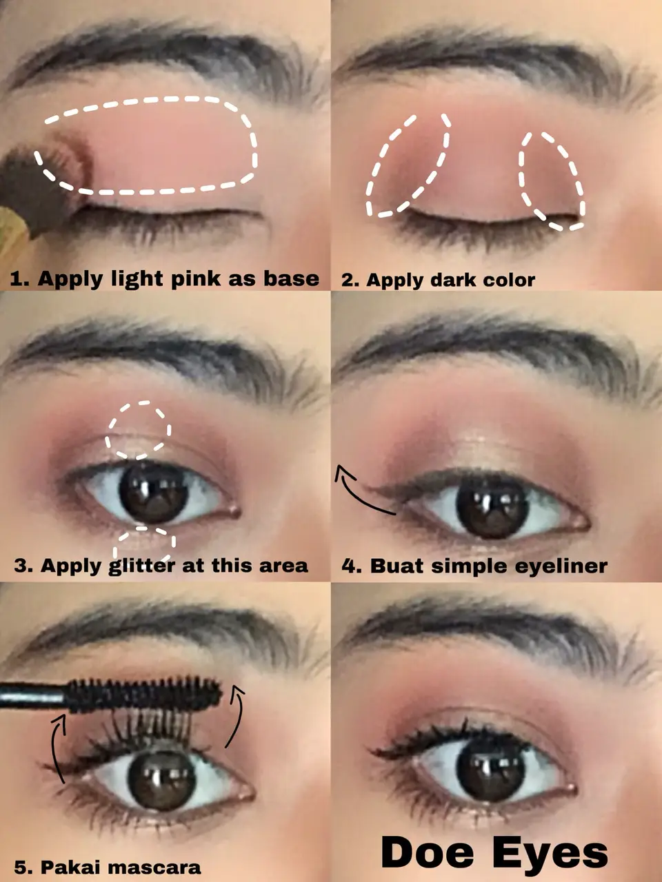 DOE VS SIREN EYES TUTORIAL | Galeri disiarkan oleh ciliblank_ | Lemon8