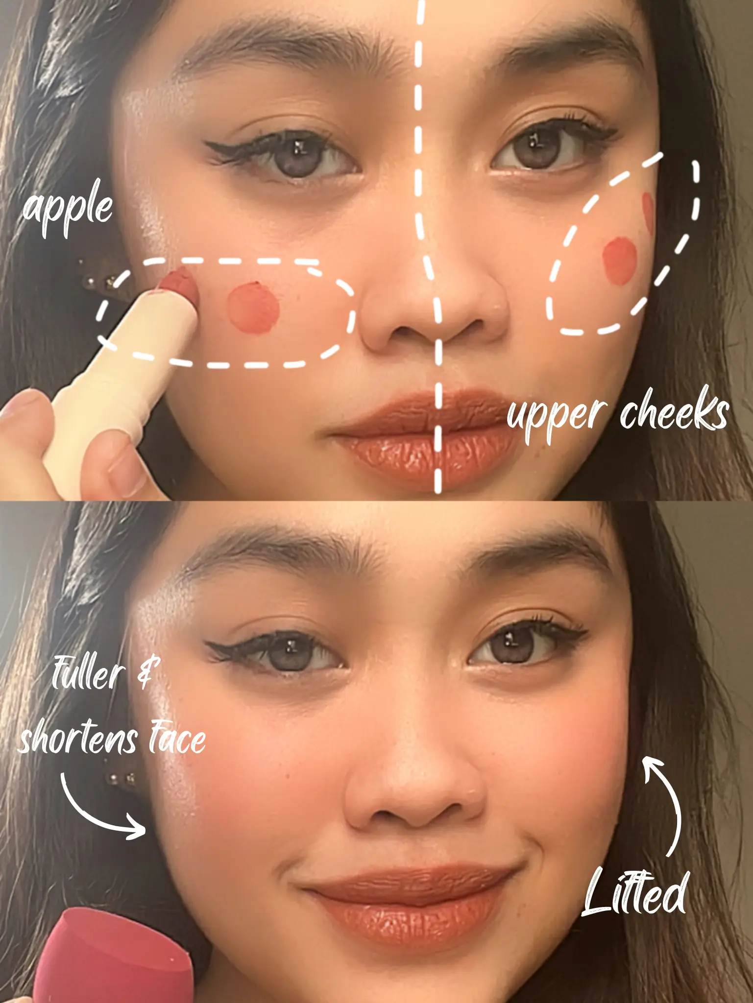 WHERE SHOULD I PUT MY BLUSH ON? 🧐 | Gallery posted by bien | Lemon8