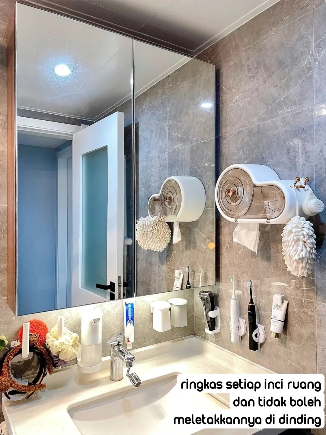 Kabinet bilik air mesti ada simpanan tepi ni 💦 | Galeri disiarkan oleh ...