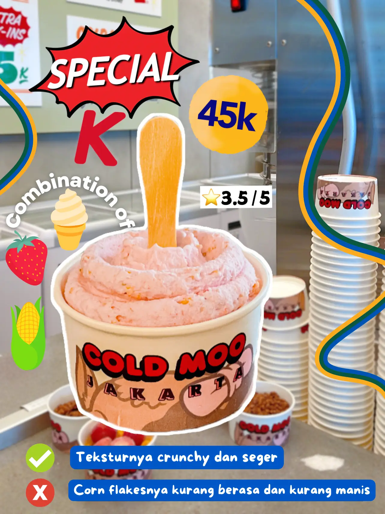 COLD MOO ICE CREAM | Galeri diposting oleh AnjaniFajri | Lemon8