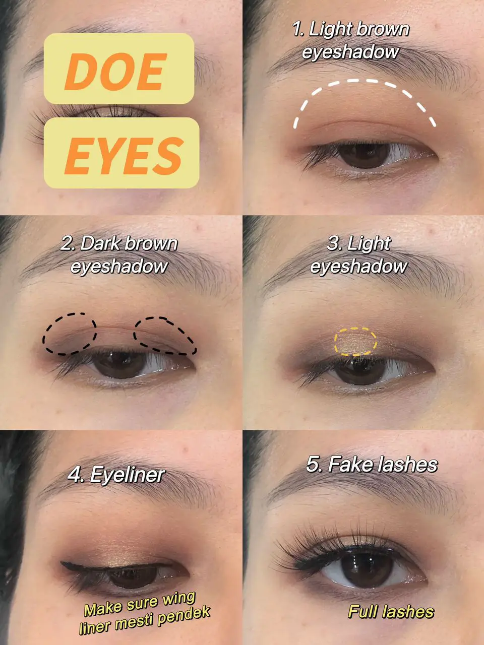 DOE VS SIREN EYES TUTORIAL | Galeri disiarkan oleh ciliblank_ | Lemon8
