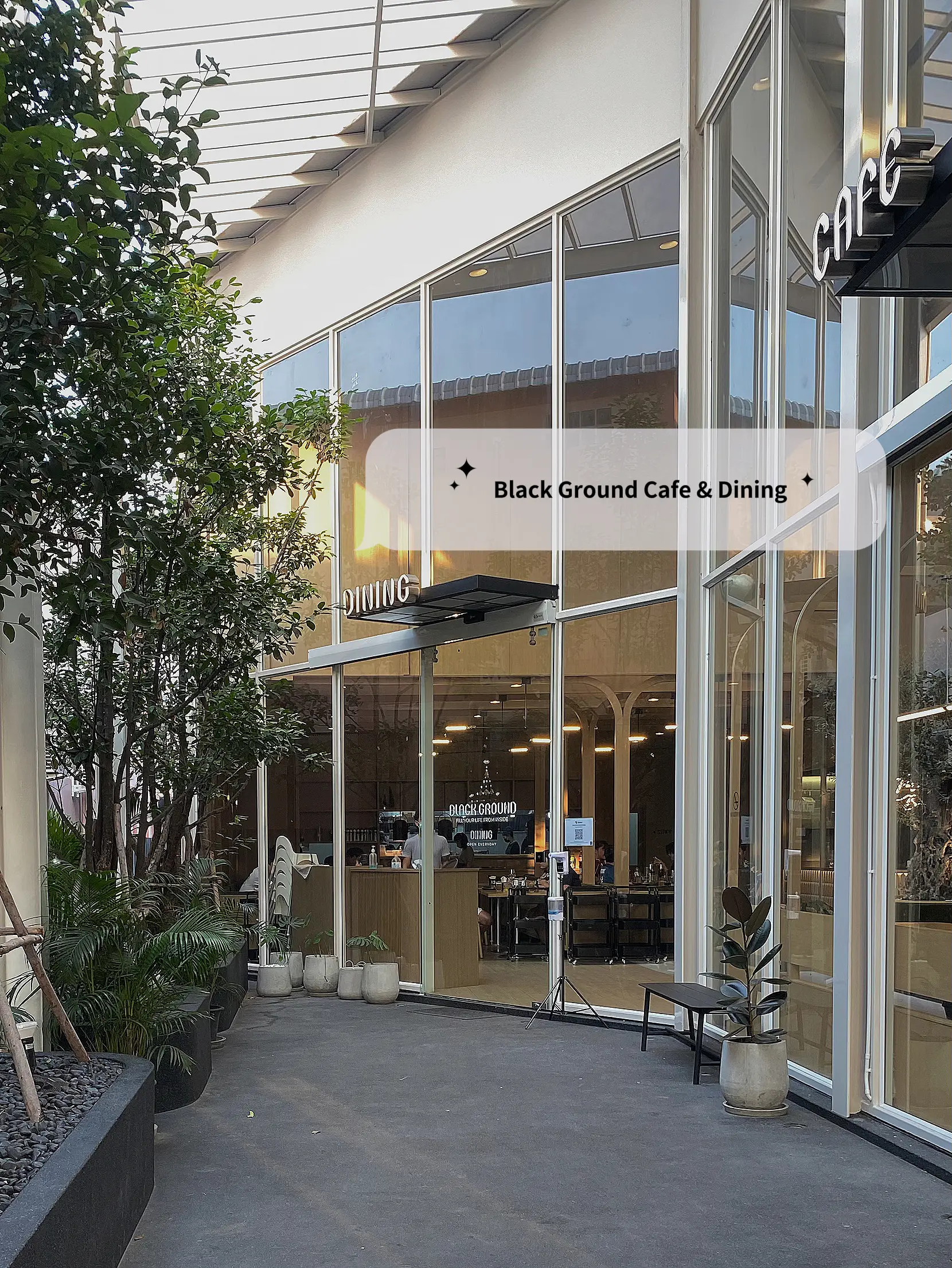 Black Ground Cafe&Dining | แกลเลอรีที่โพสต์โดย A.MeMiw | Lemon8