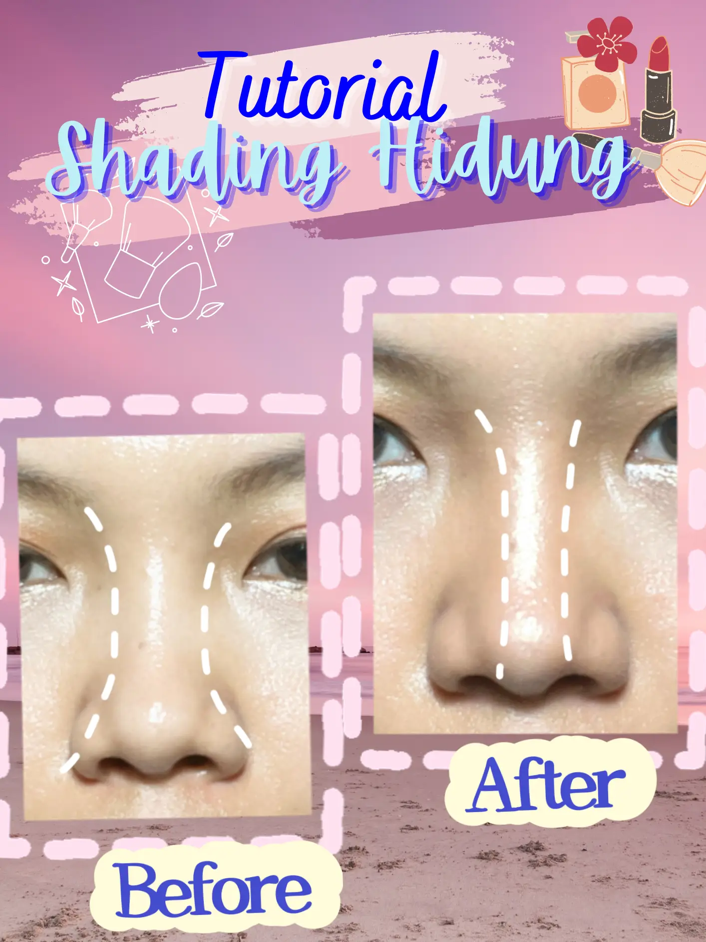 Hidung Mancung Alami meski Pakai Make up | Artikel diposting oleh Tatiana Febby | Lemon8