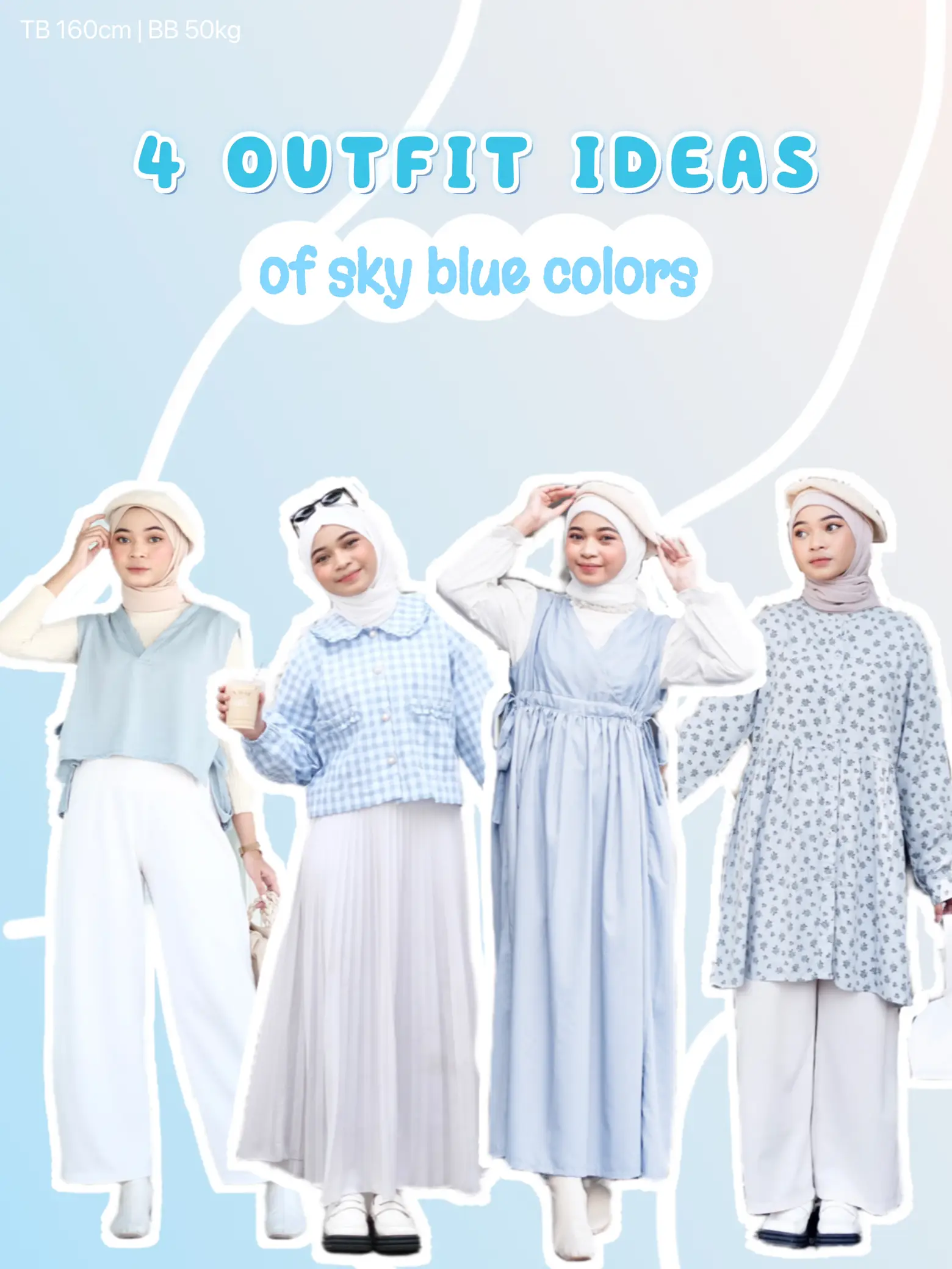 Blue On Blue Outfit Ideas 💙 | Galeri diposting oleh Erika Cecilia | Lemon8