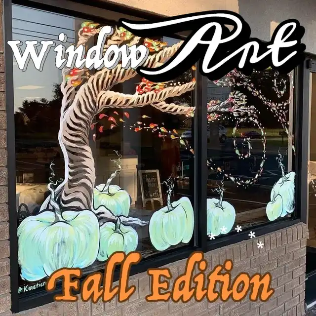 Fall Window Painting - Lemon8 Search