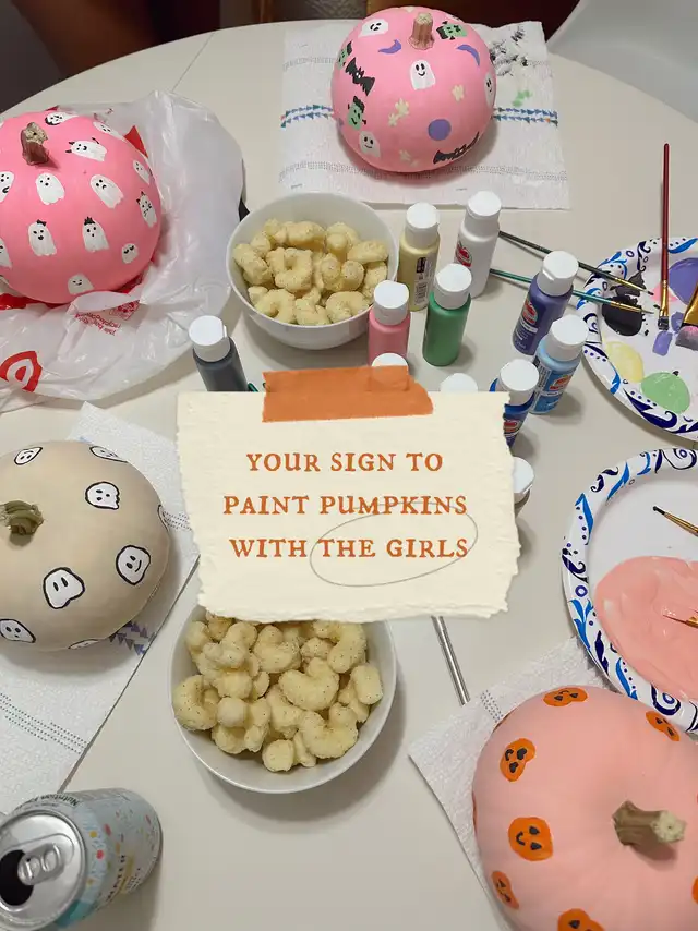 Painting Pumpkin Girls Night - Lemon8 Search